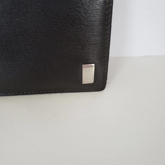 Dunhill | Bags | Dunhill Designer Check Holder Wallet Black Large ...